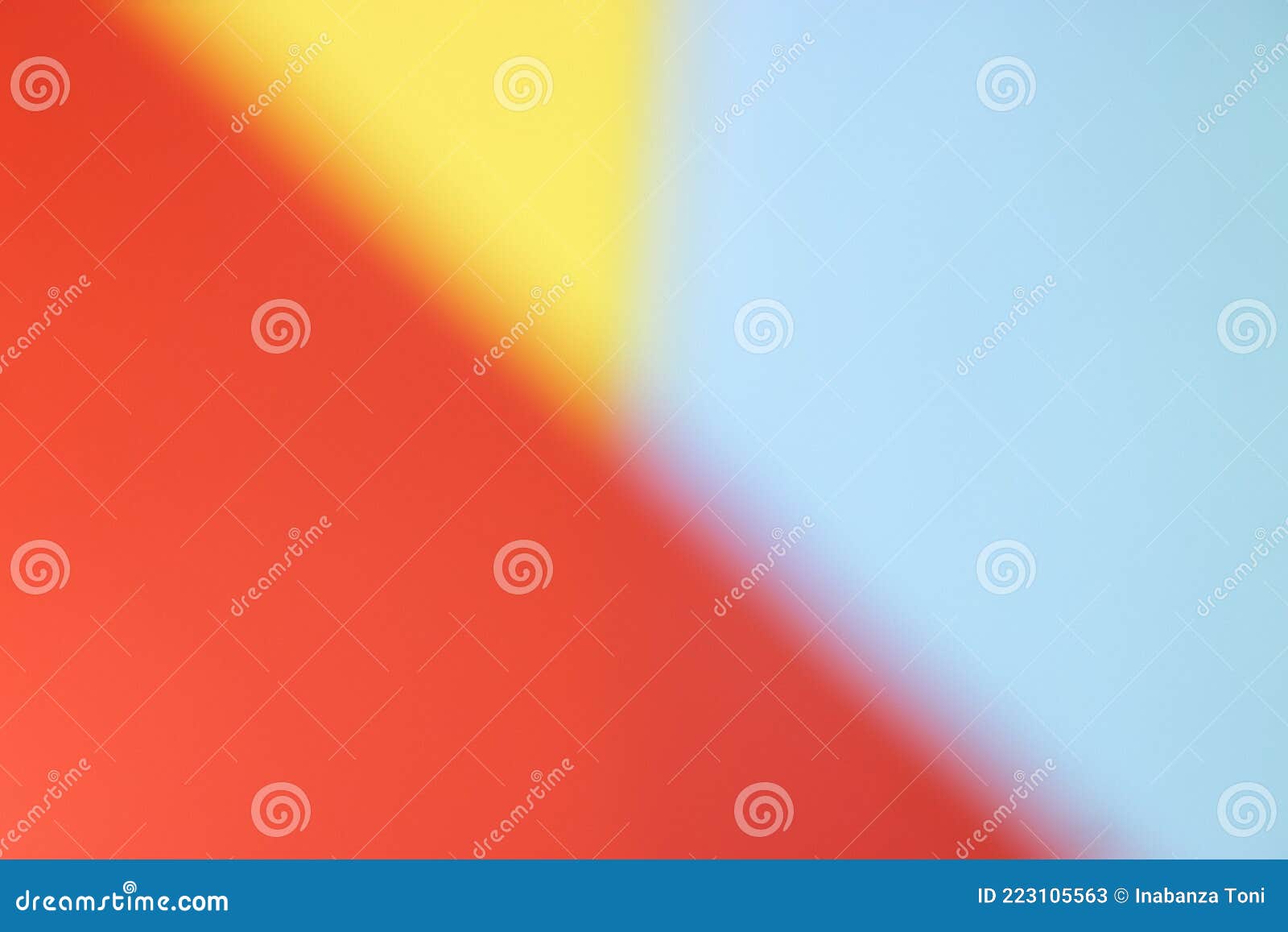 Blur, Bokeh Background with Red, Yellow and Blue Colors Stock ...