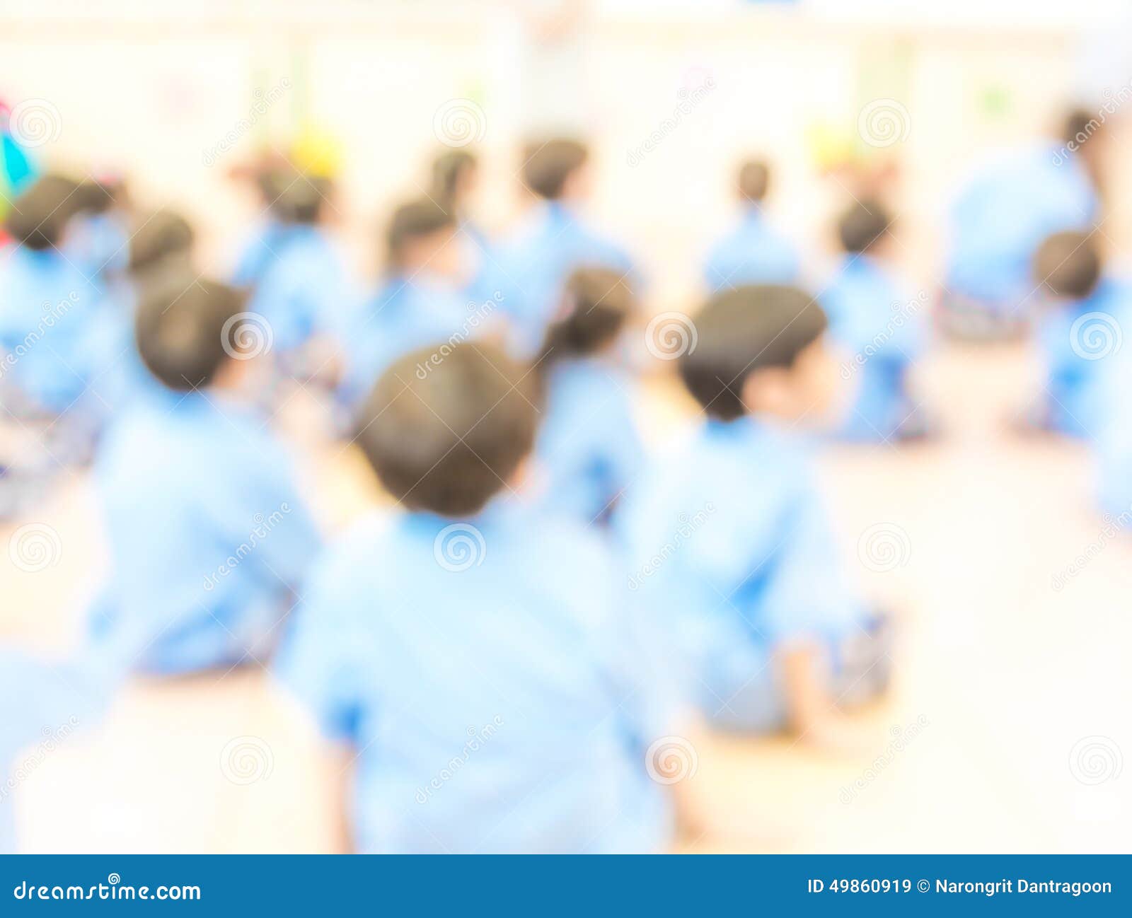Blur Classroom Education Background Empty School Class Lecture Room ...