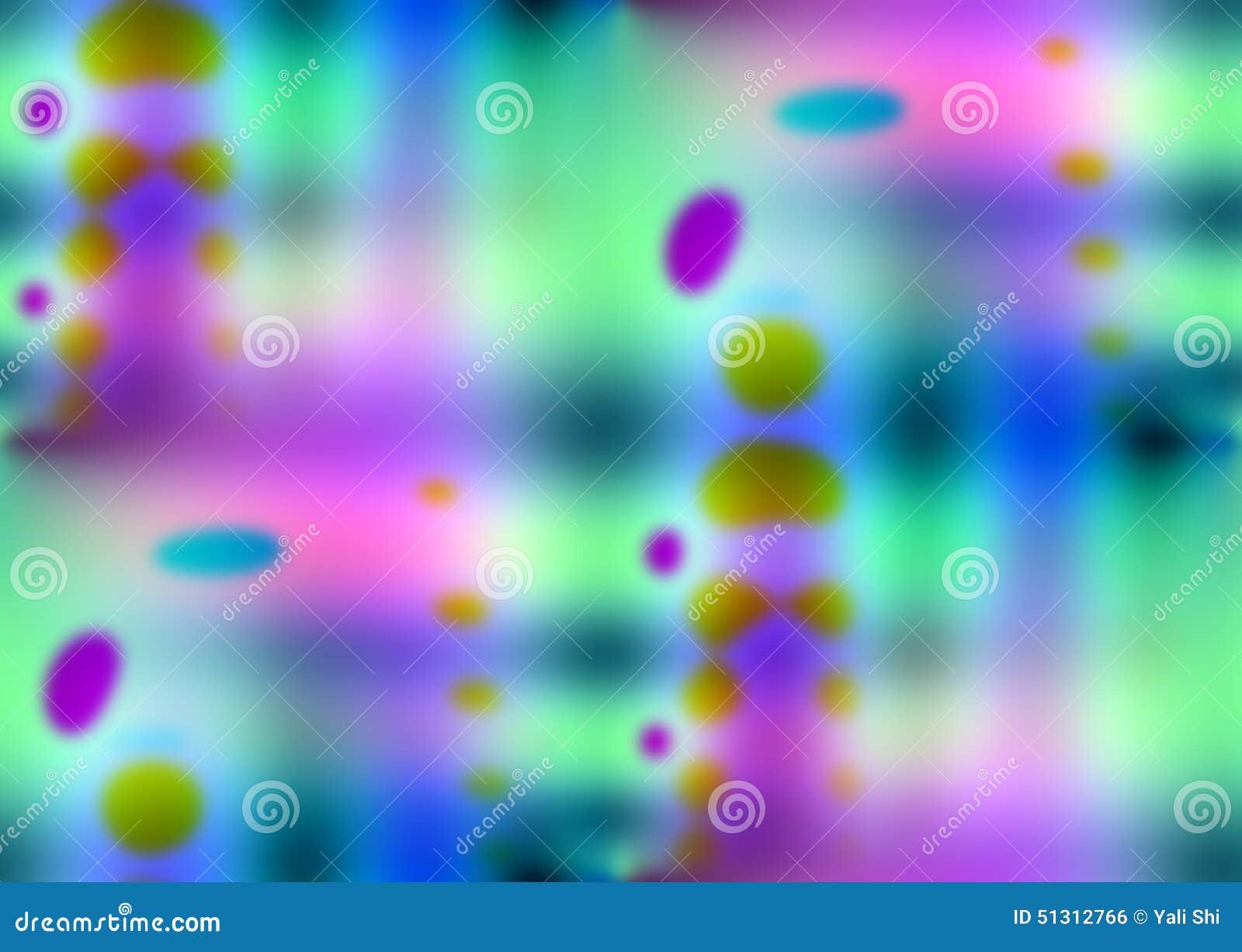 Blur with Colored Dots stock illustration. Illustration of yellow ...