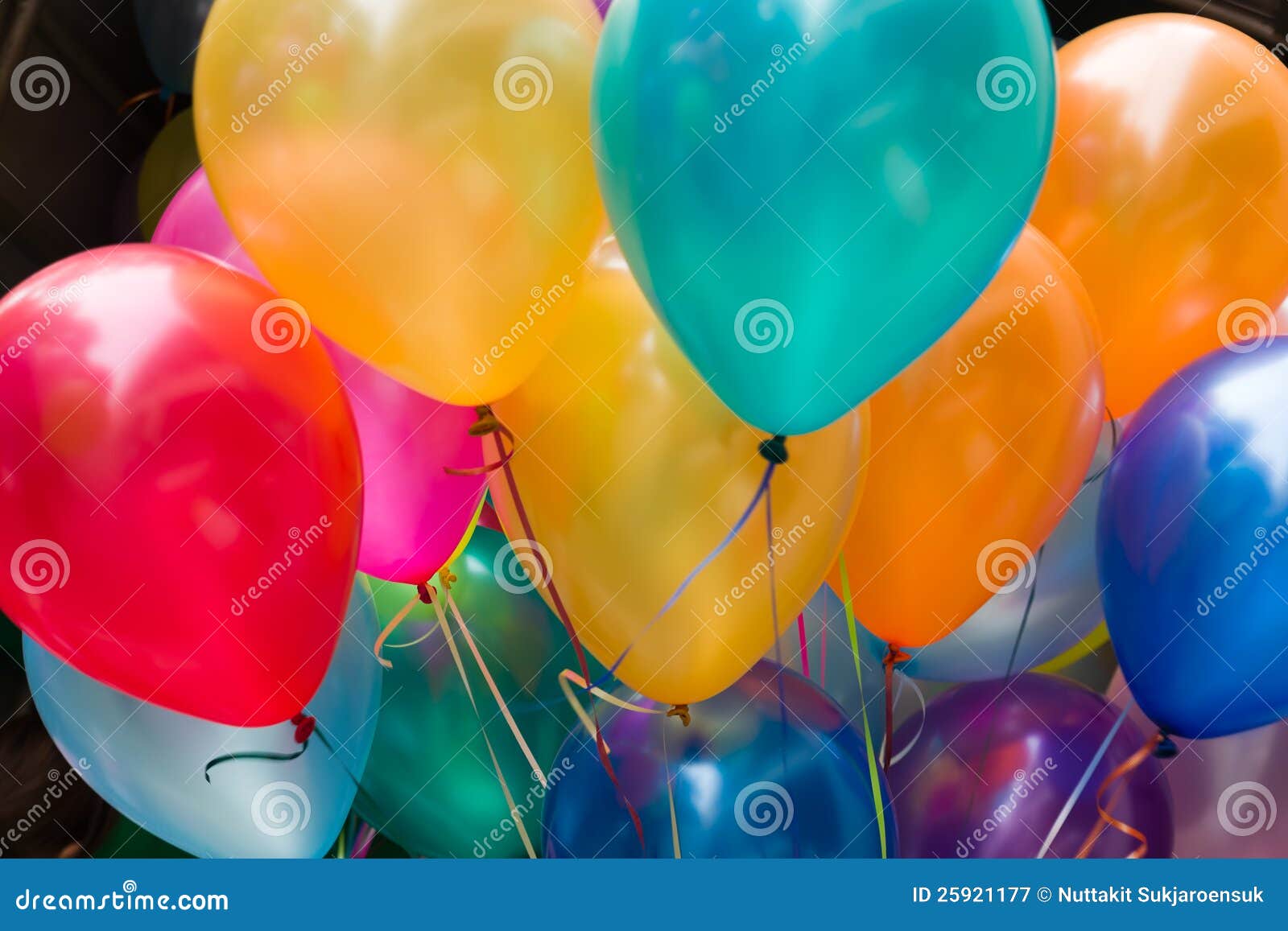 Blur Colorful Big Balloon stock image. Image of surprise - 25921177