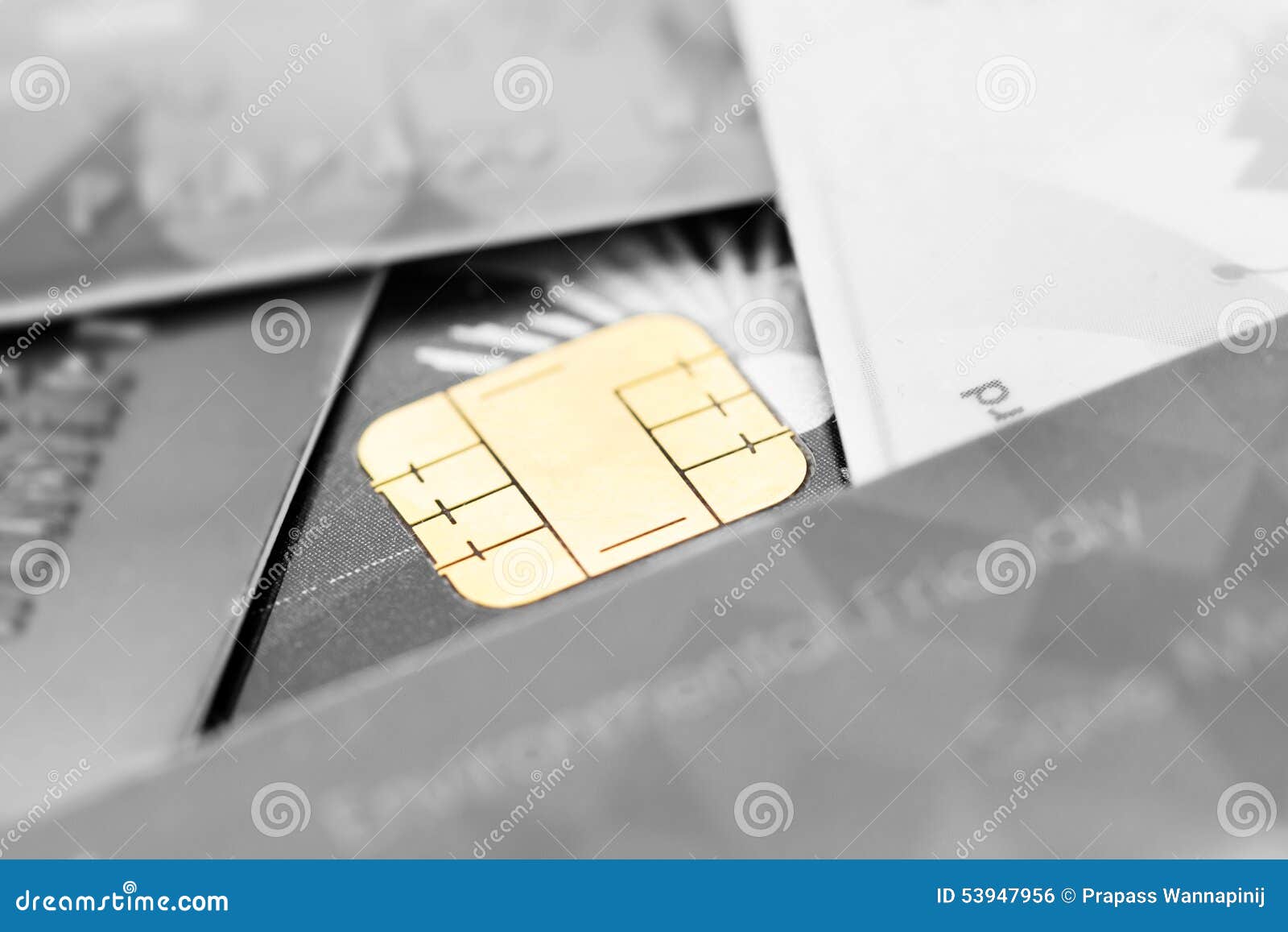 Blur credit card with chip stock photo. Image of shopping - 53947956