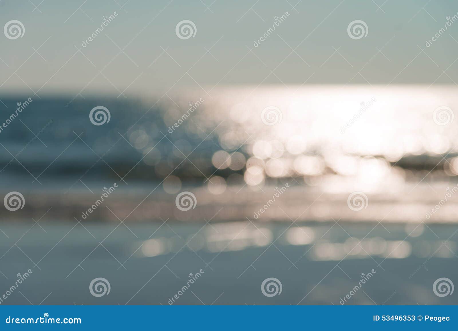 Blur Defocused of the Beach in Afternoon Stock Image - Image of ...