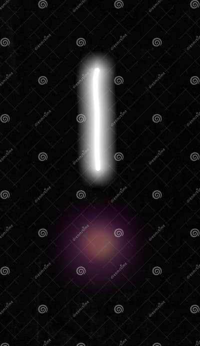 A Blur Exclamation Mark with a Dark Background View. Stock Illustration ...