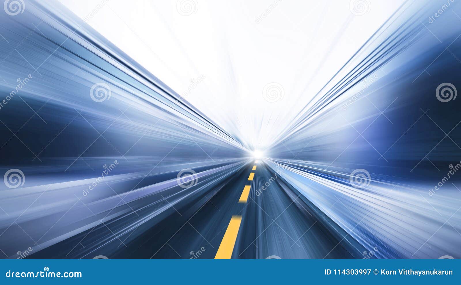 Blur Fast Moving High Speed Road Business Perform Stock Image - Image ...