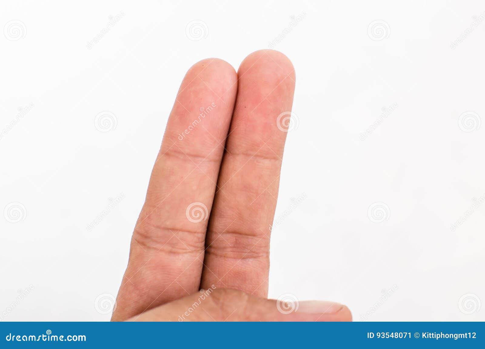 Blur finger on isolated stock image. Image of male, gesturing - 93548071