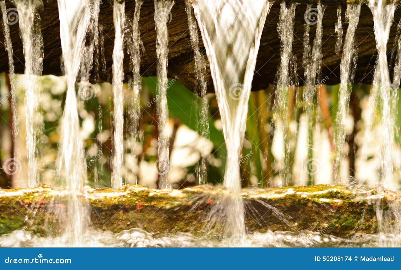 Blur flowing water stock photo. Image of white, running - 50208174
