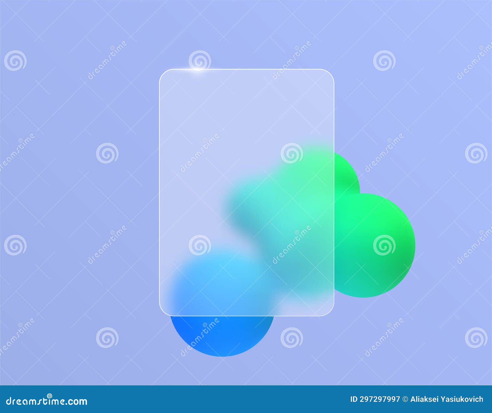 Blur glass effect. stock vector. Illustration of gradient - 297297997