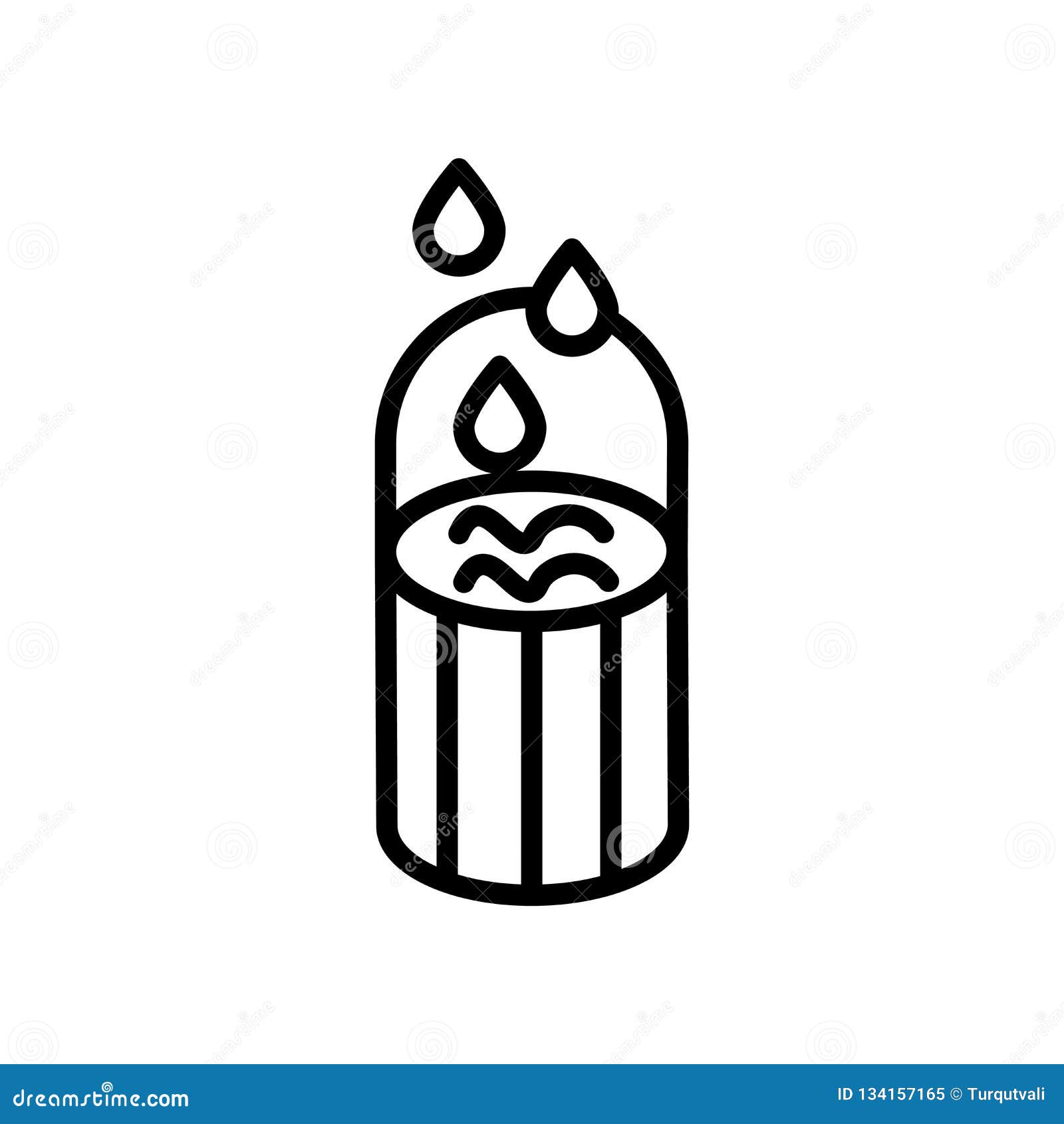 Blur Icon Vector Isolated on White Background, Blur Sign , Line and ...