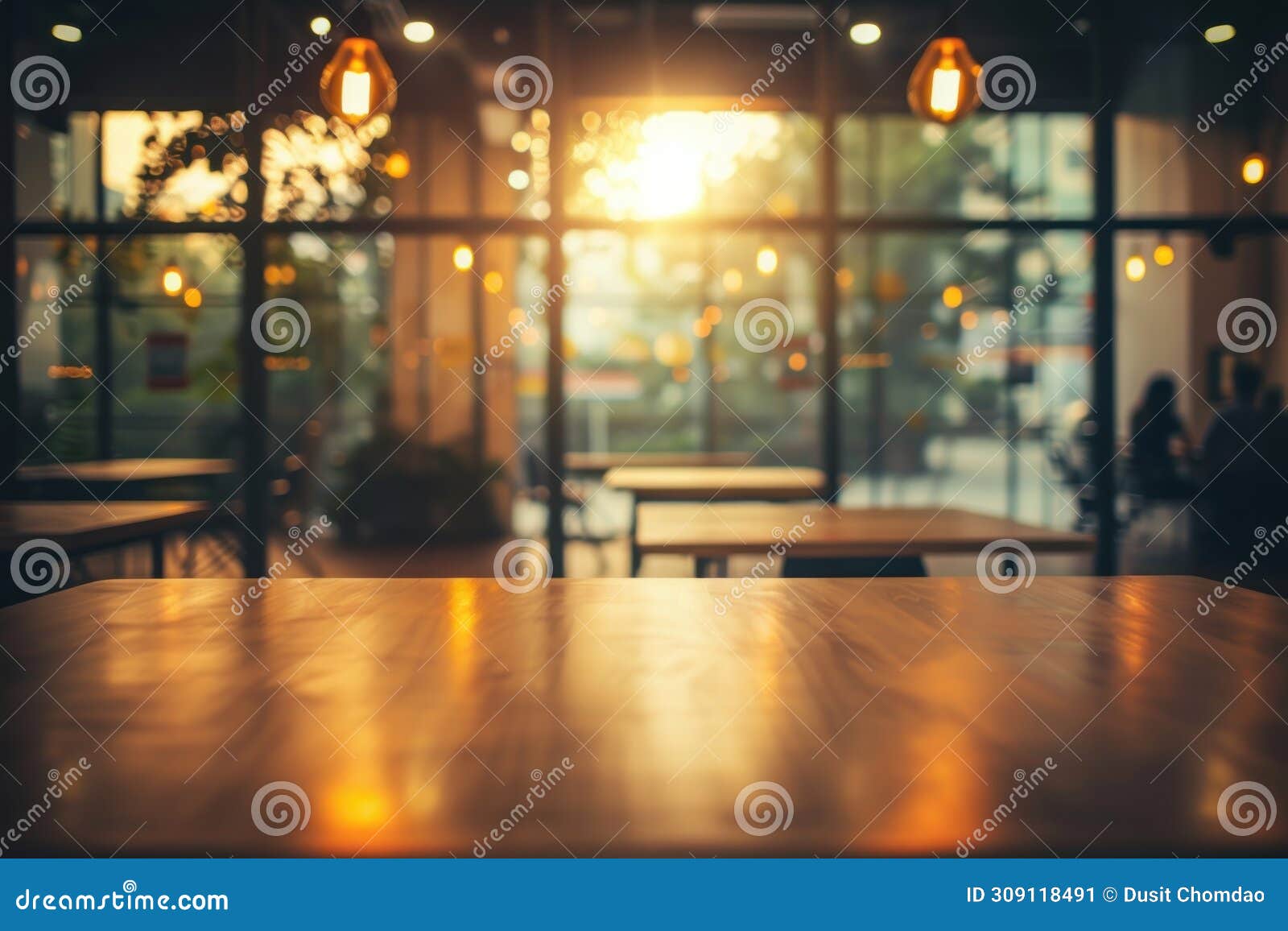 Blur Interior Inside Modern Office Building, Natural Rim Light ...