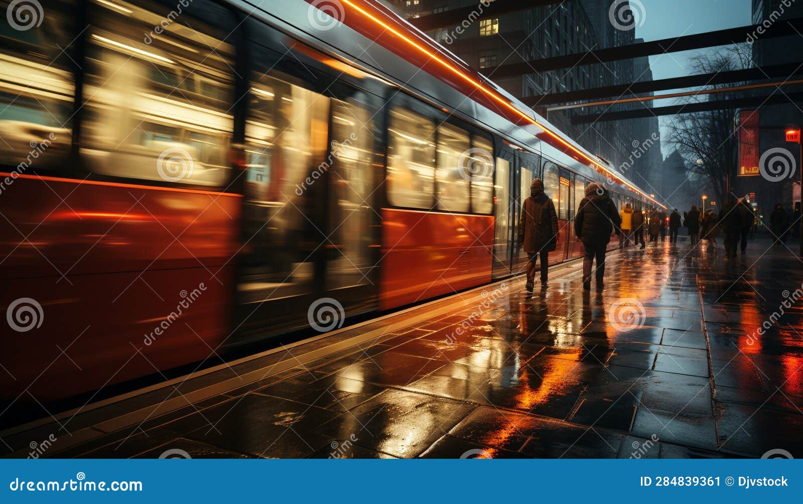 Blur Motion, City Life, Speed, Transportation, Commuter Rush Hour ...