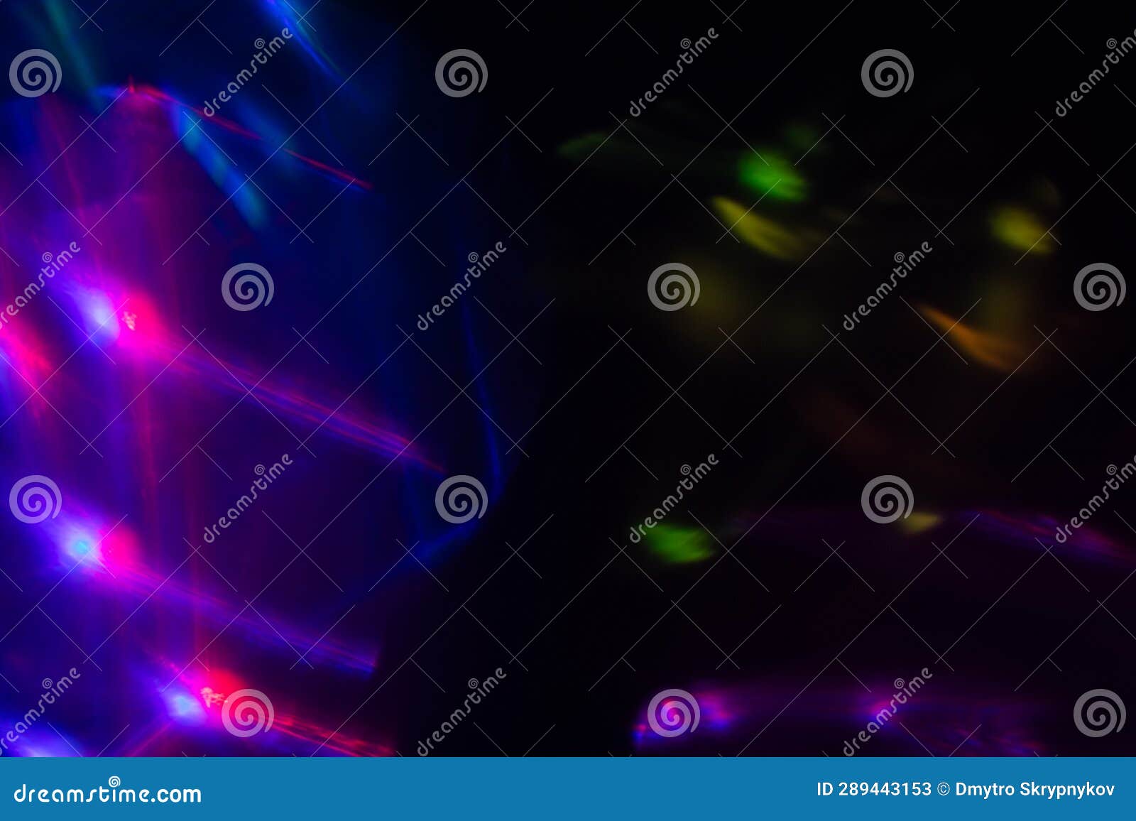 Blur Neon Light. Lens Flare Overlay Stock Image - Image of defocused ...