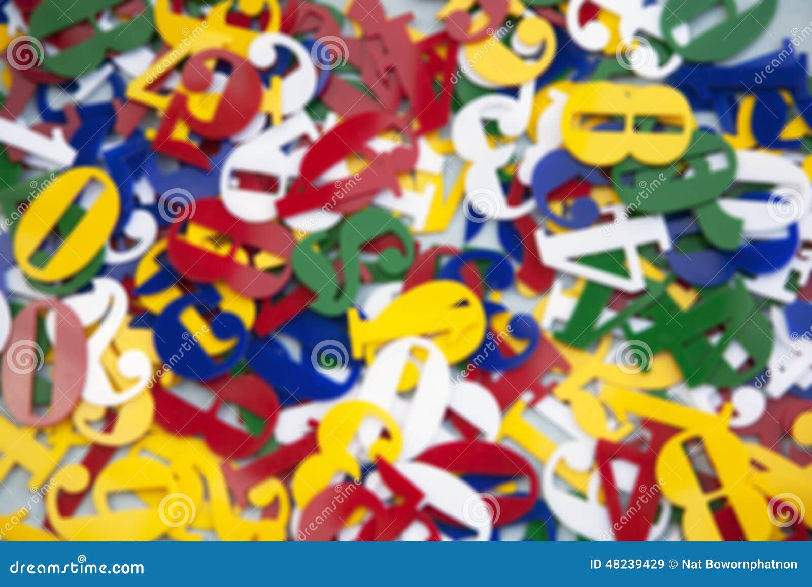 Blur Number Shape Background Stock Image - Image of color, design: 48239429