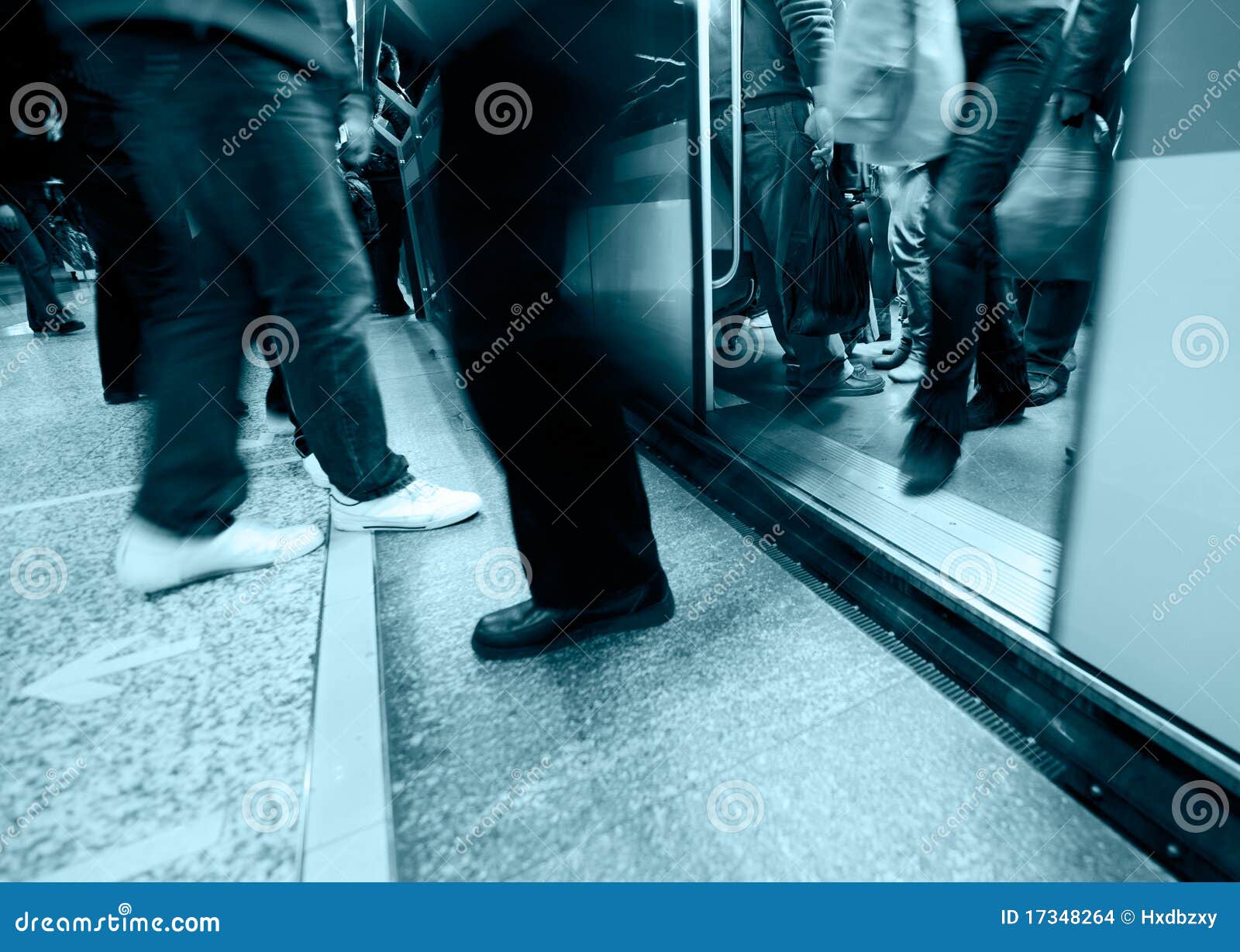 Blur people stock photo. Image of female, ground, commute - 17348264