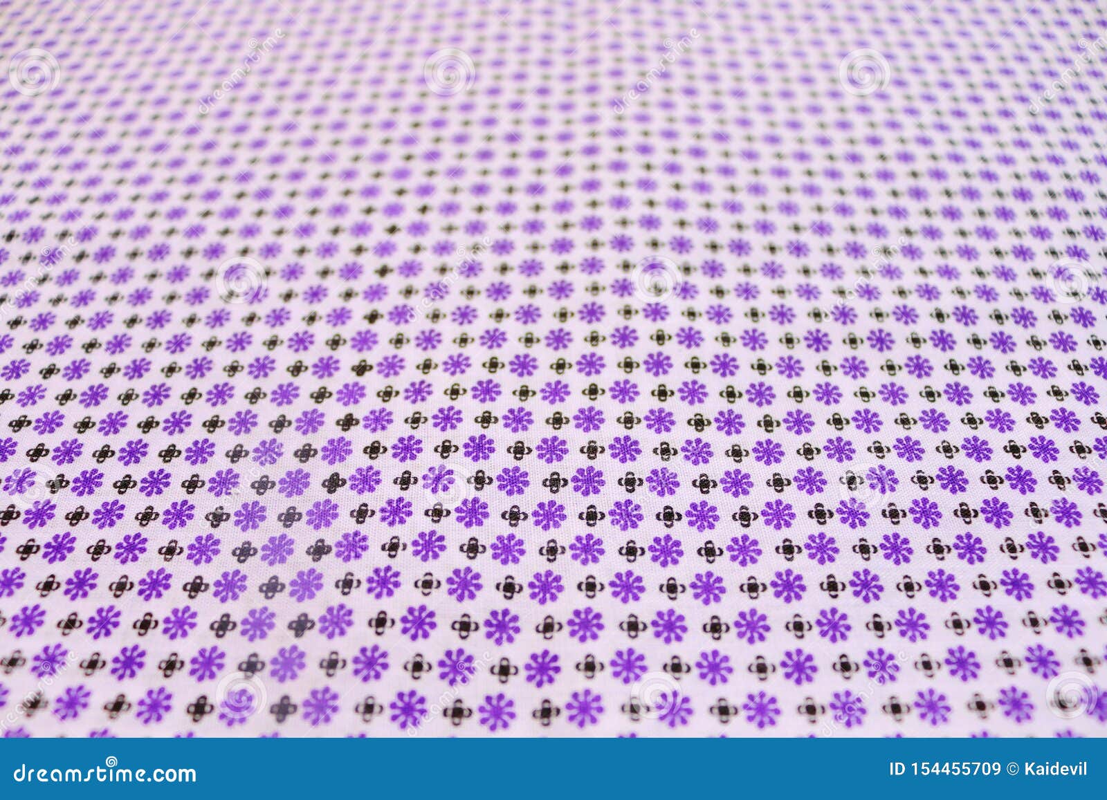 Blur Purple Flower Pattern Fabric Stock Image - Image of focus, linen ...