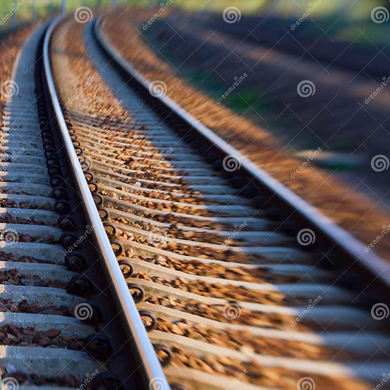 Blur of railway track stock photo. Image of industry - 34822334