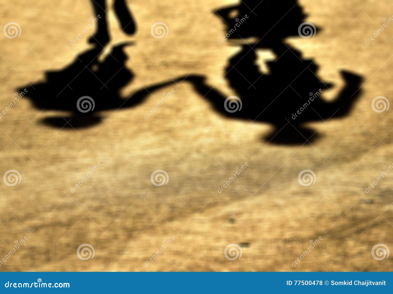 Blur-Shadows of Couple in Love on a Walk. Stock Photo - Image of lovers ...
