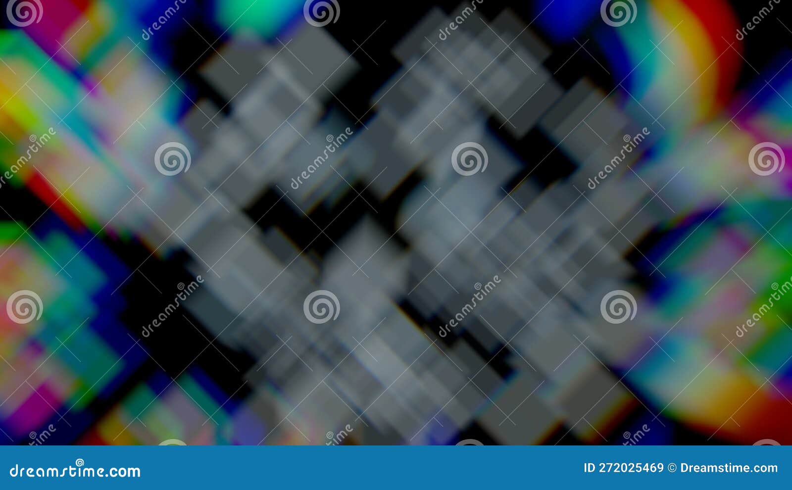 Blur Square Effect in Color Prism Background Stock Illustration ...