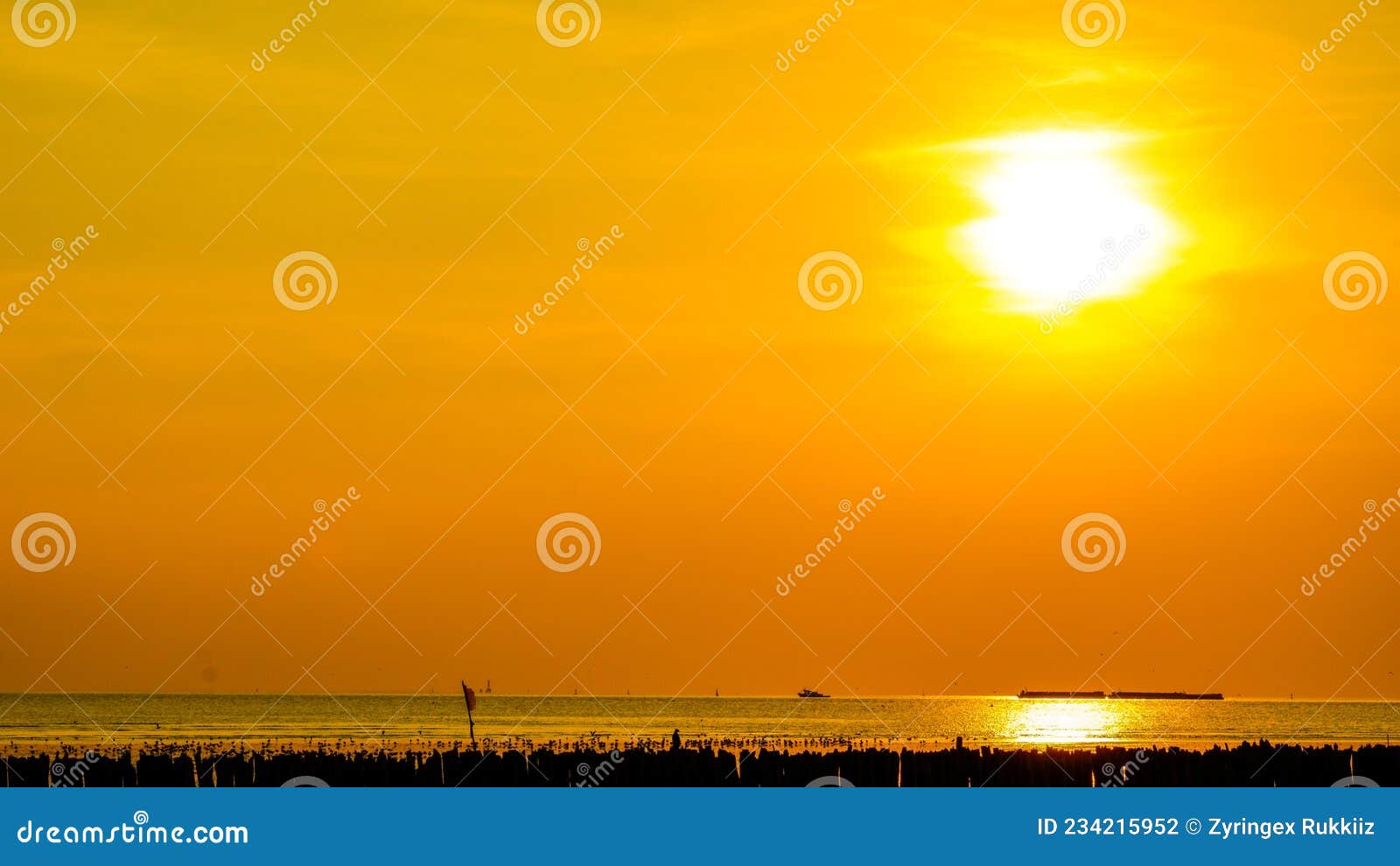 Blur sunset sea stock photo. Image of dusk, ocean, sunset - 234215952