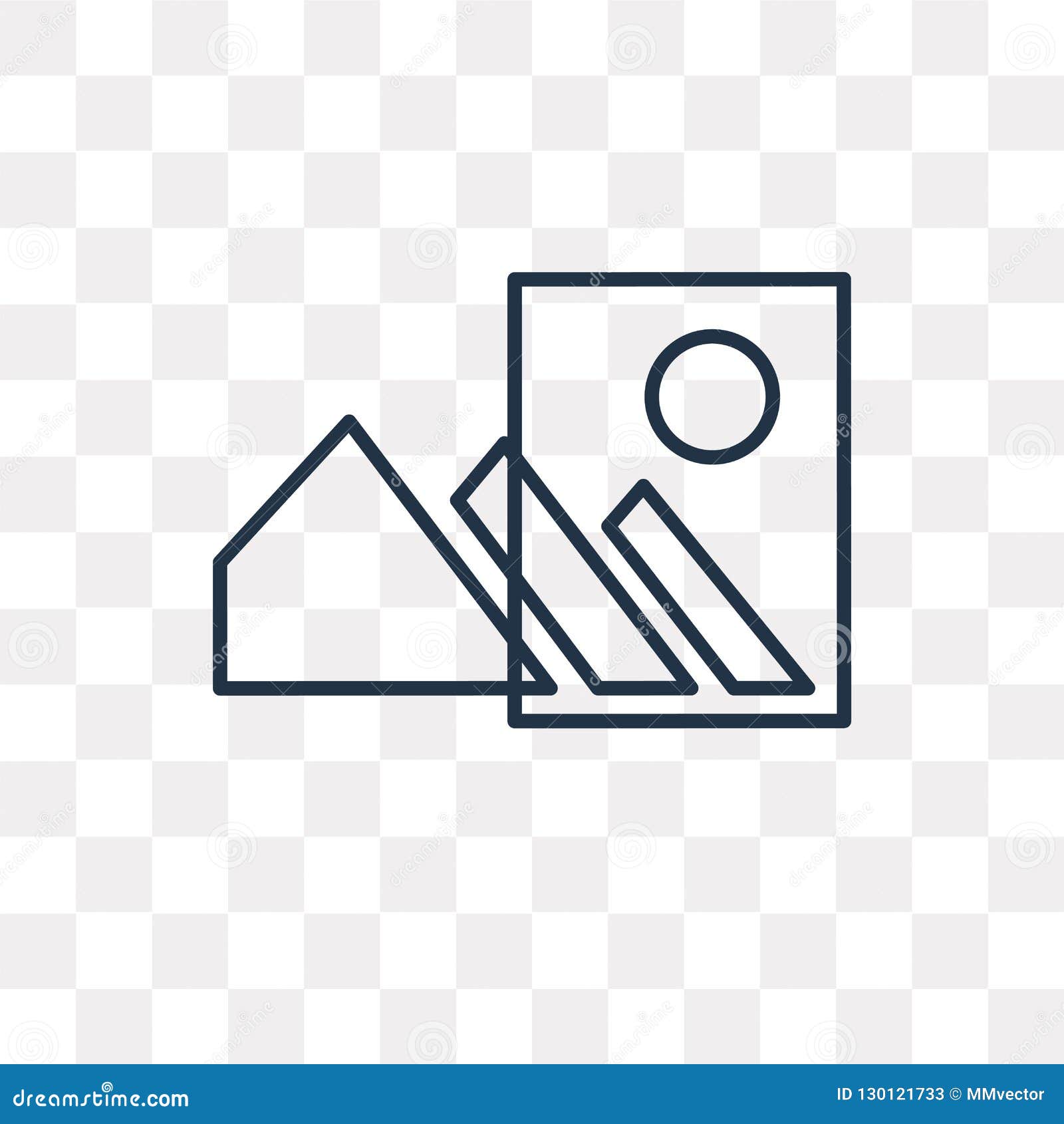 Blur Vector Icon Isolated on Transparent Background, Linear Blur Stock ...