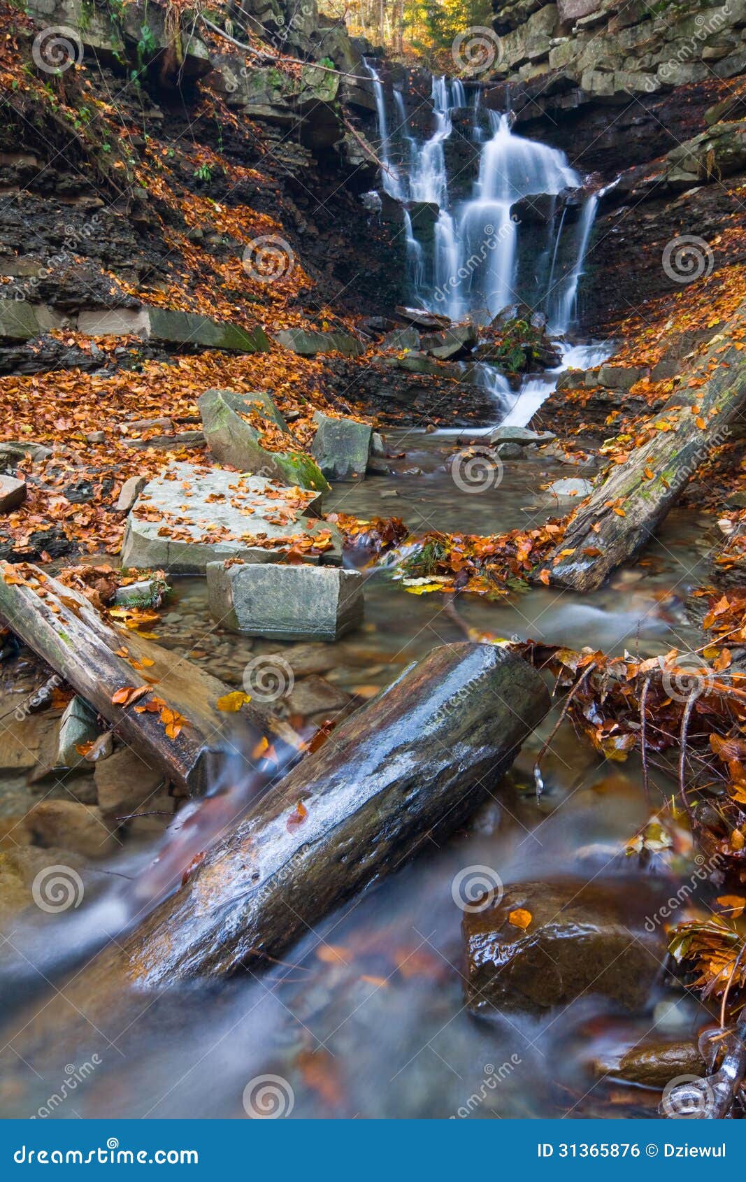 Blur Waterfall stock photo. Image of mountains, ridge - 31365876