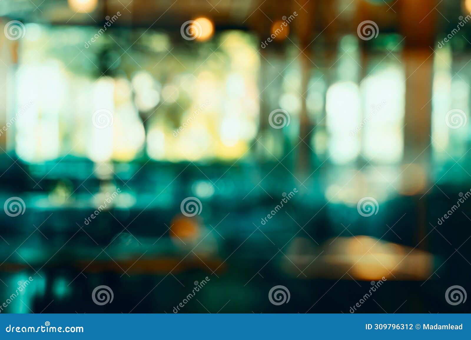 Blur Window Light in the Modern Cafe or Restaurant Glowing Background ...