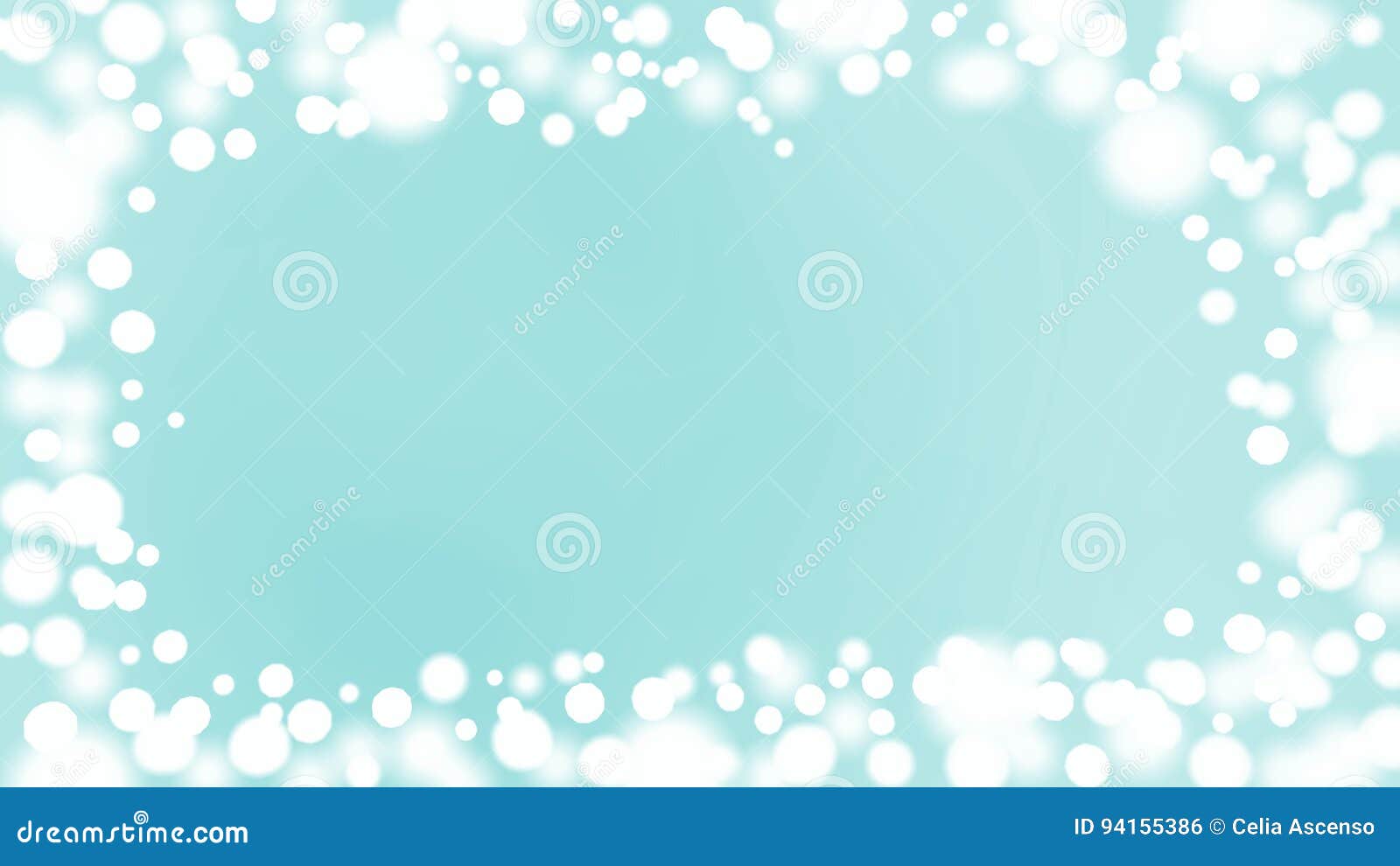 Blured Light Blue Background Border Frame Stock Illustration ...