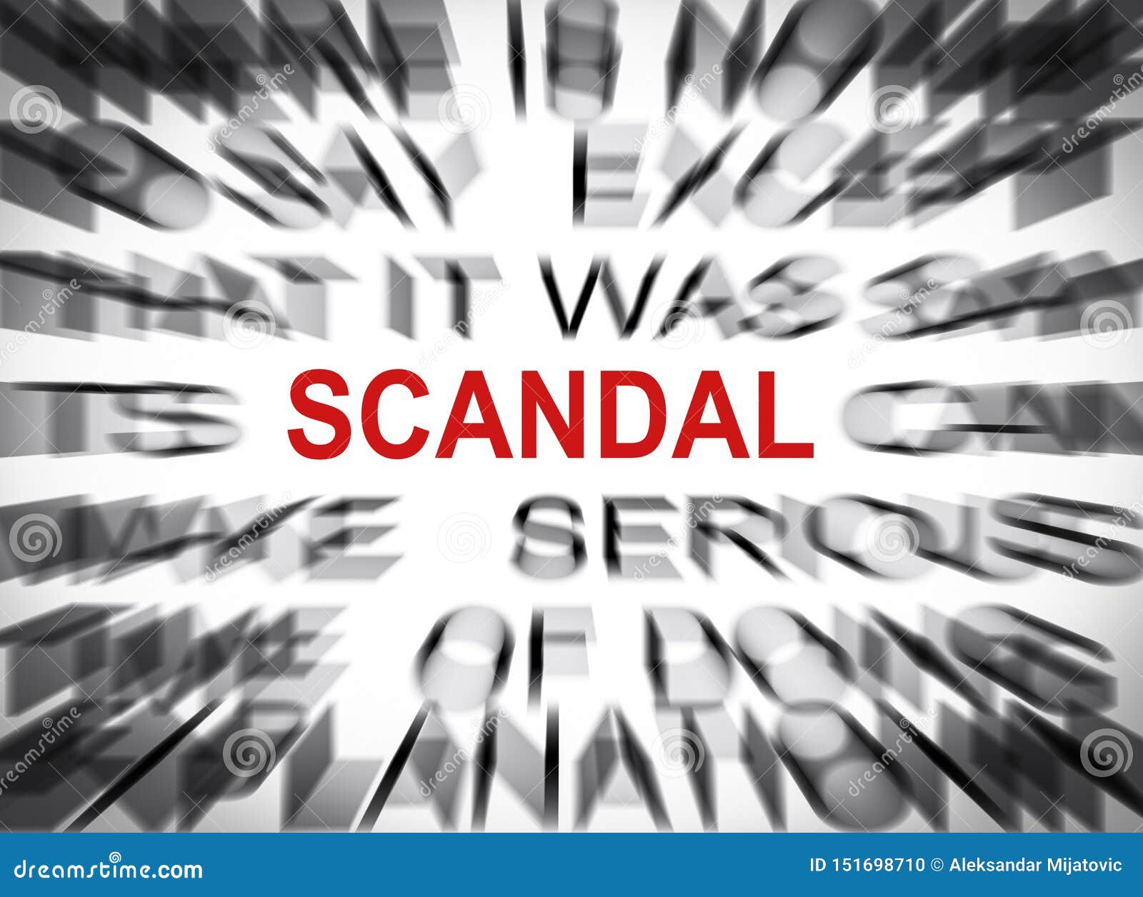 Definition Of Scandal Stock Photography | CartoonDealer.com #135385562