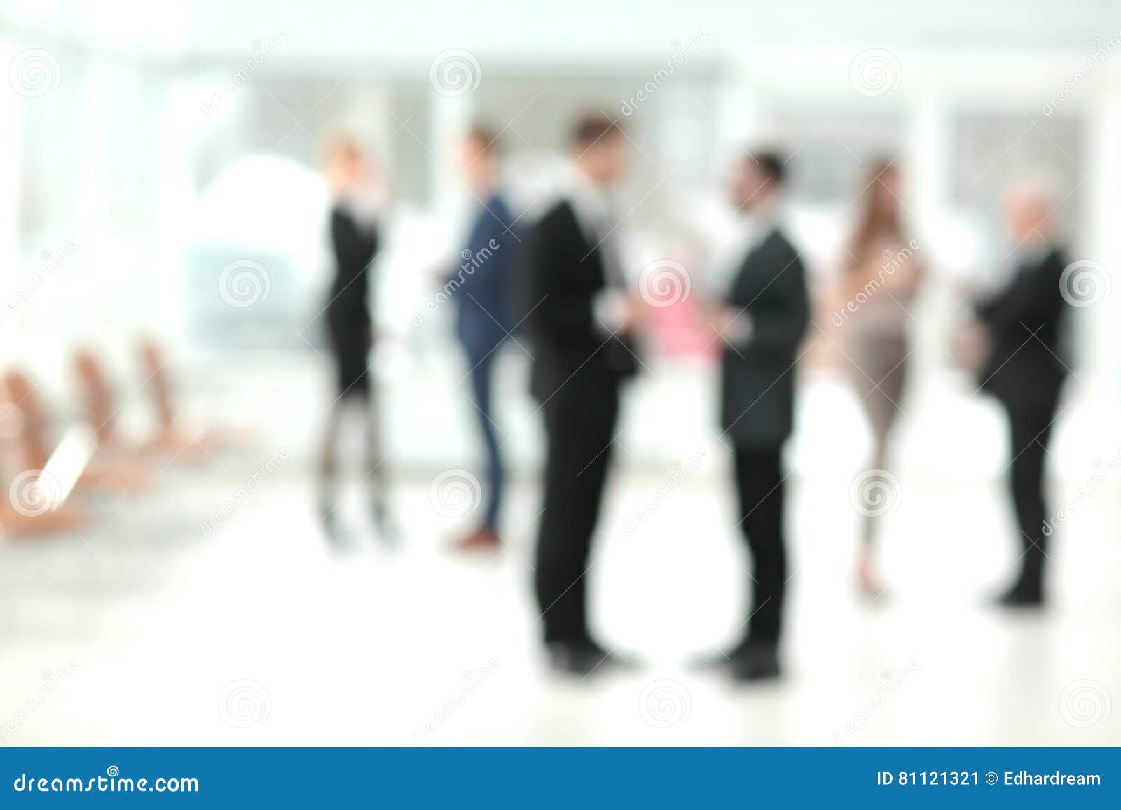 Blurred Abstract Background of Business Discussion People Group. Stock ...