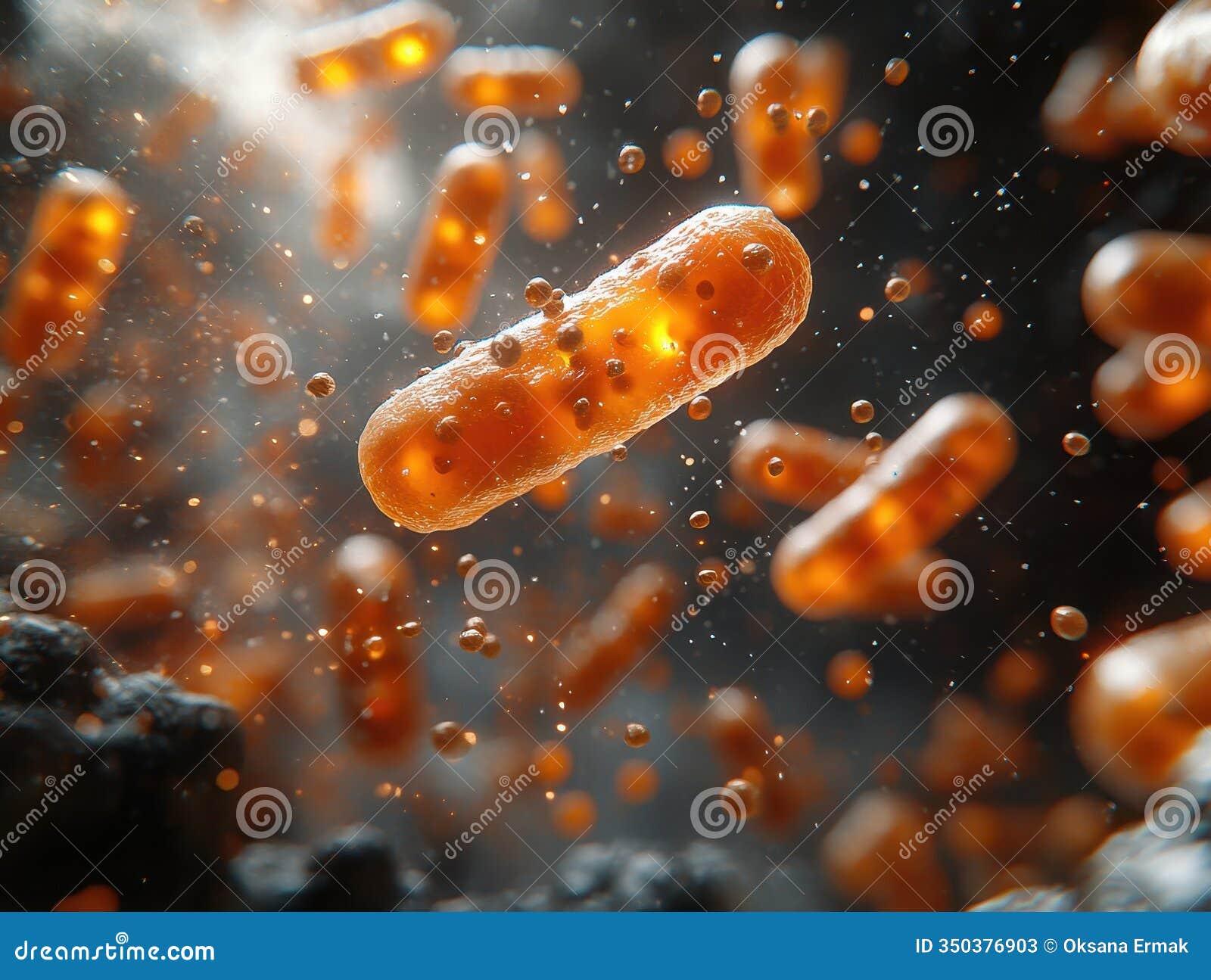 Probiotics, Various Probiotic Bacteria Such As: Lactobacillus ...