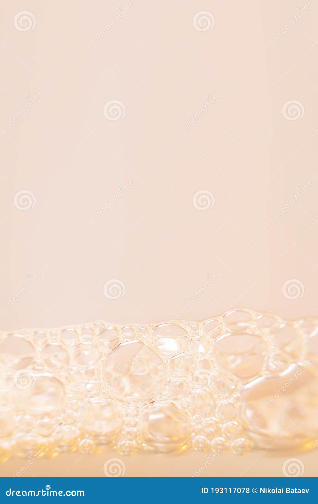 Blurred Abstract Light Background with Pink Bubbles. Stock Photo ...