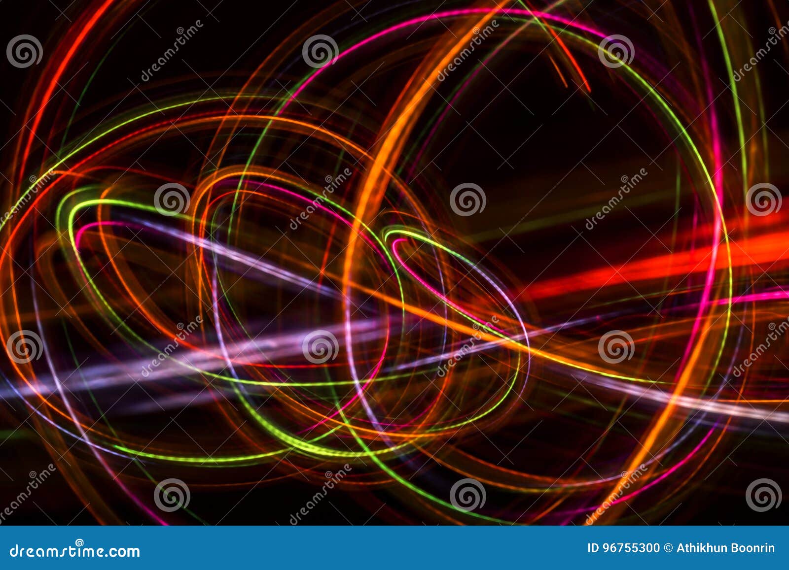 Blurred Abstract Line from LED Light. Stock Illustration - Illustration ...