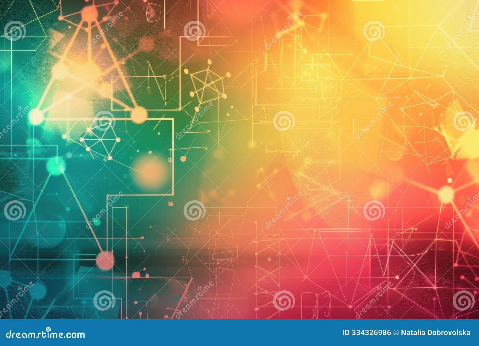 Blurred Abstract School Background, Soft Focus on Classroom Interior ...