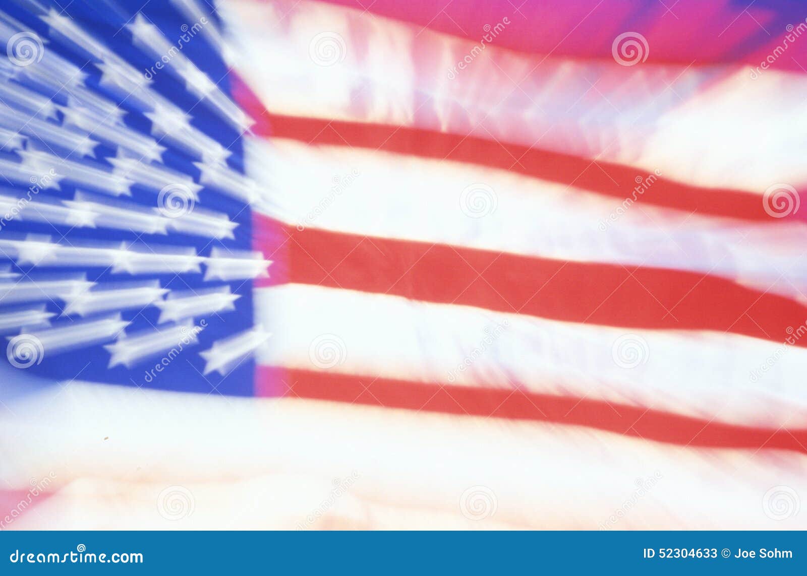 Blurred American Flag, United States Stock Image - Image of united ...