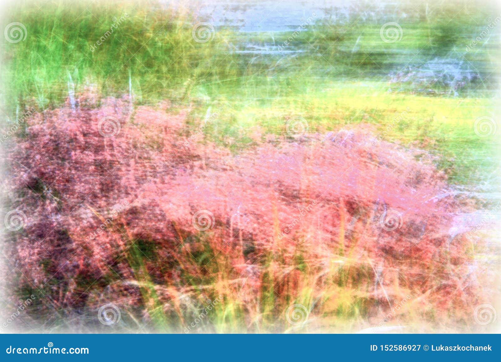 Blurred Background - Abstract Nature Backdrop - Soft Meadow Landscape ...