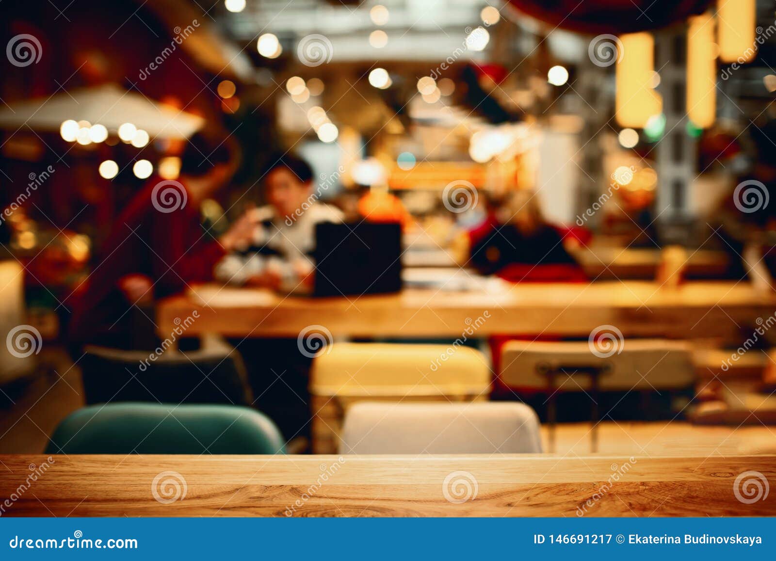 Blurred background in cafe stock image. Image of dark - 146691217
