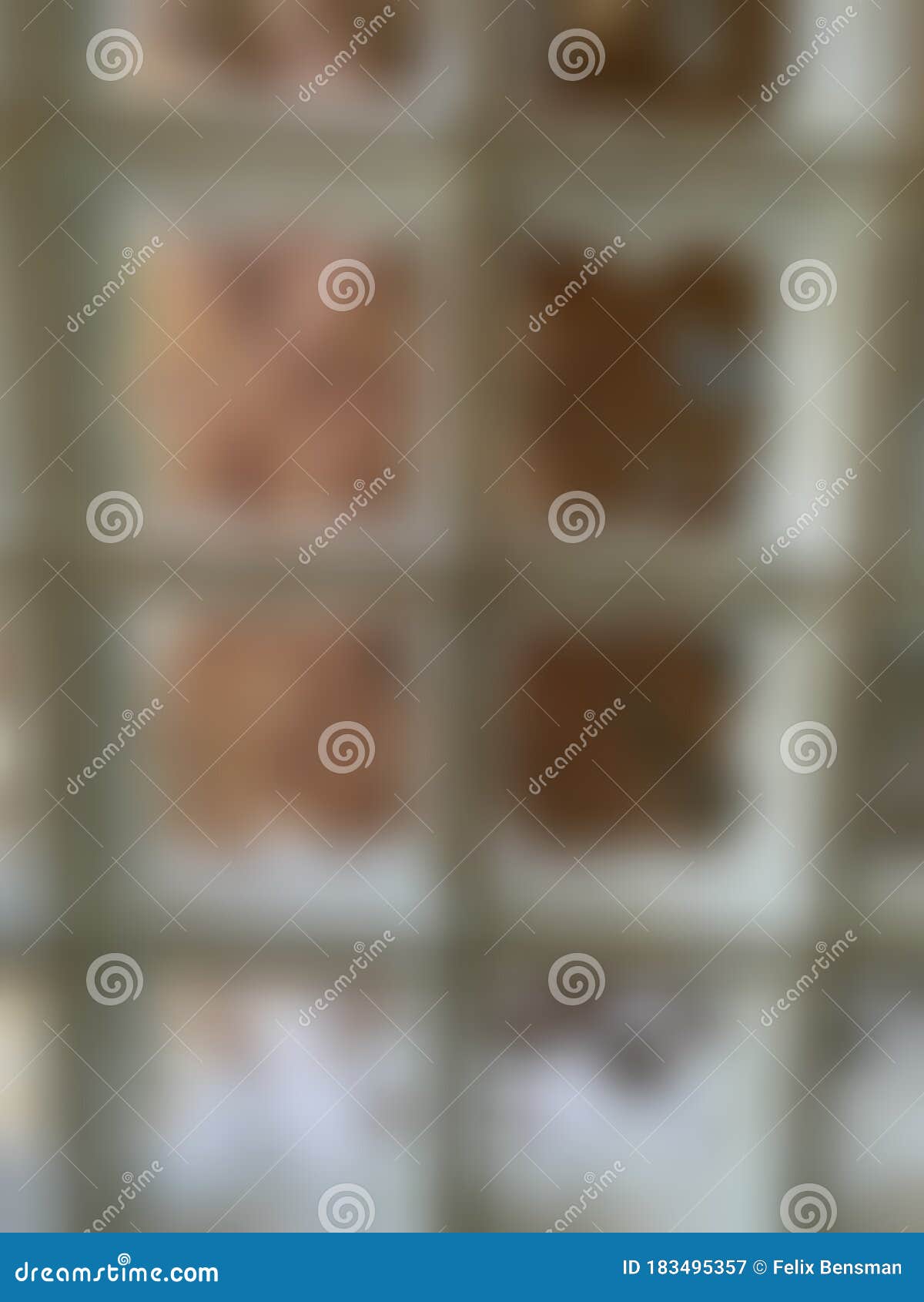 Blurred Background with Reflection through a Double-glazed Window Stock ...