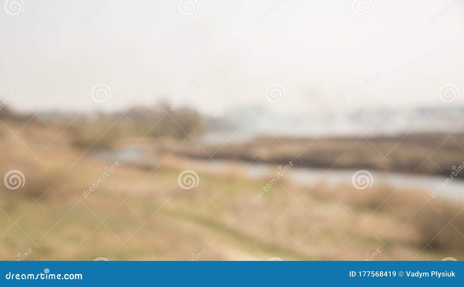 Blurred Background of the Field. Natural Concept Stock Image - Image of ...
