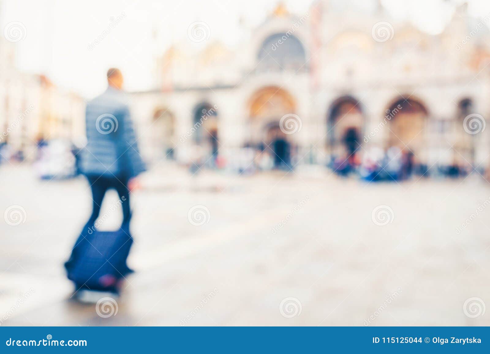 Blurred Background with Man. Stock Photo - Image of adult, outside ...