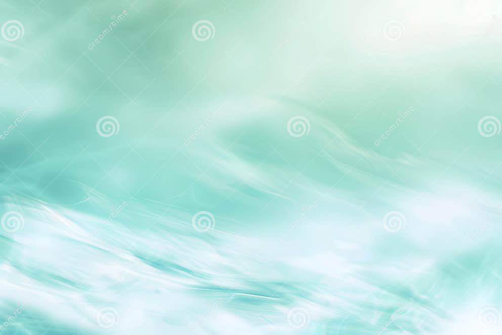 Soft Turquoise and White Blurred Gradient Background - AI Generated ...