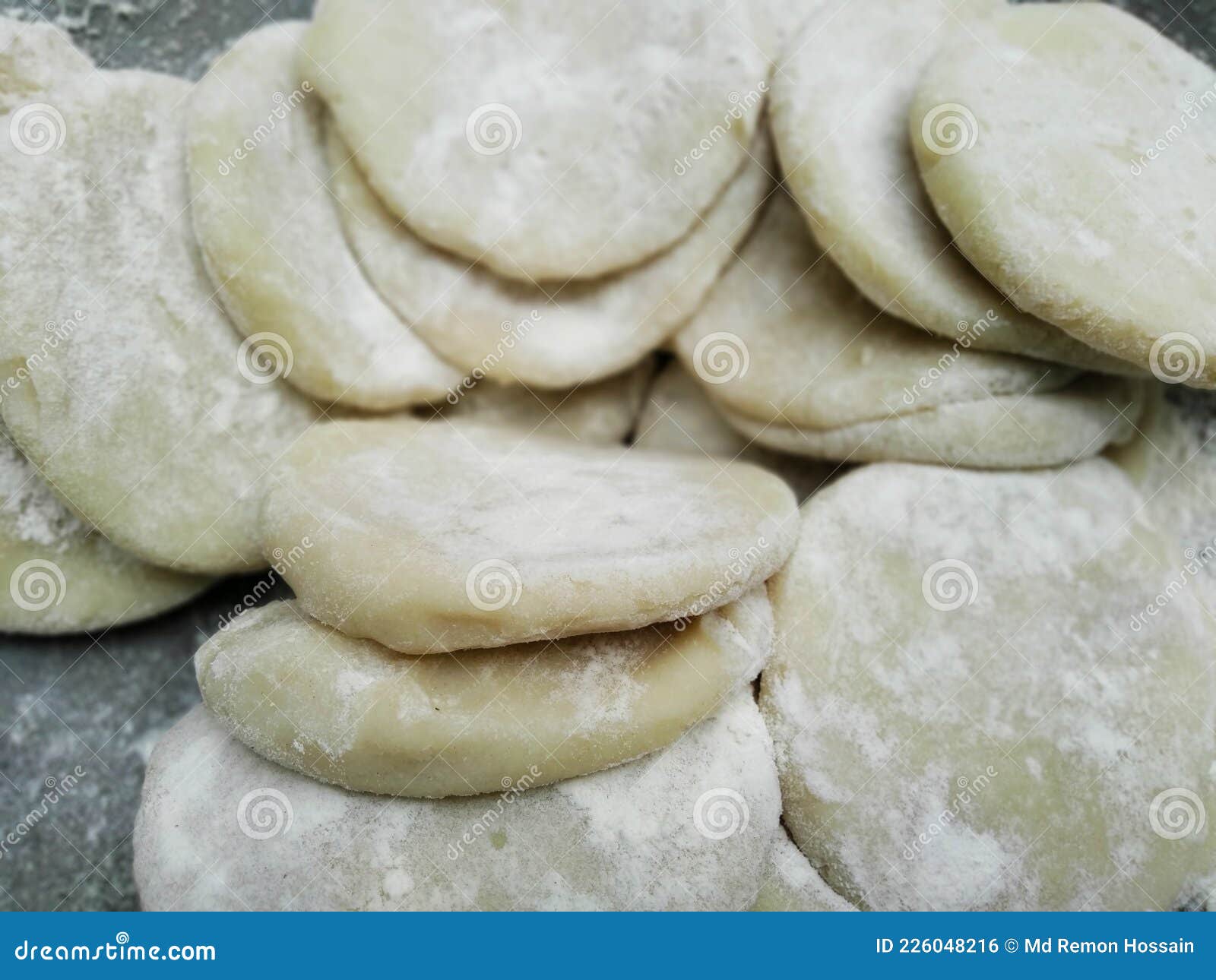 Blurred Background of the Structure Initially Prepared for Making Bread ...