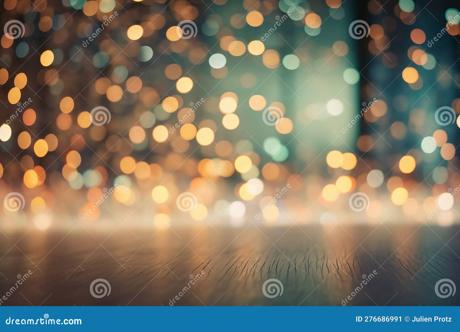 A Blurred Background with Subtle Bokeh Lights Wall Background with Copy ...