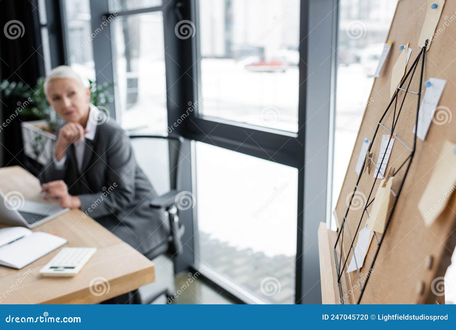 Blurred Banker Sitting at Workplace and Stock Photo - Image of office ... Blurred Banker Sitting at Workplace and Stock Photo - Image of office ...