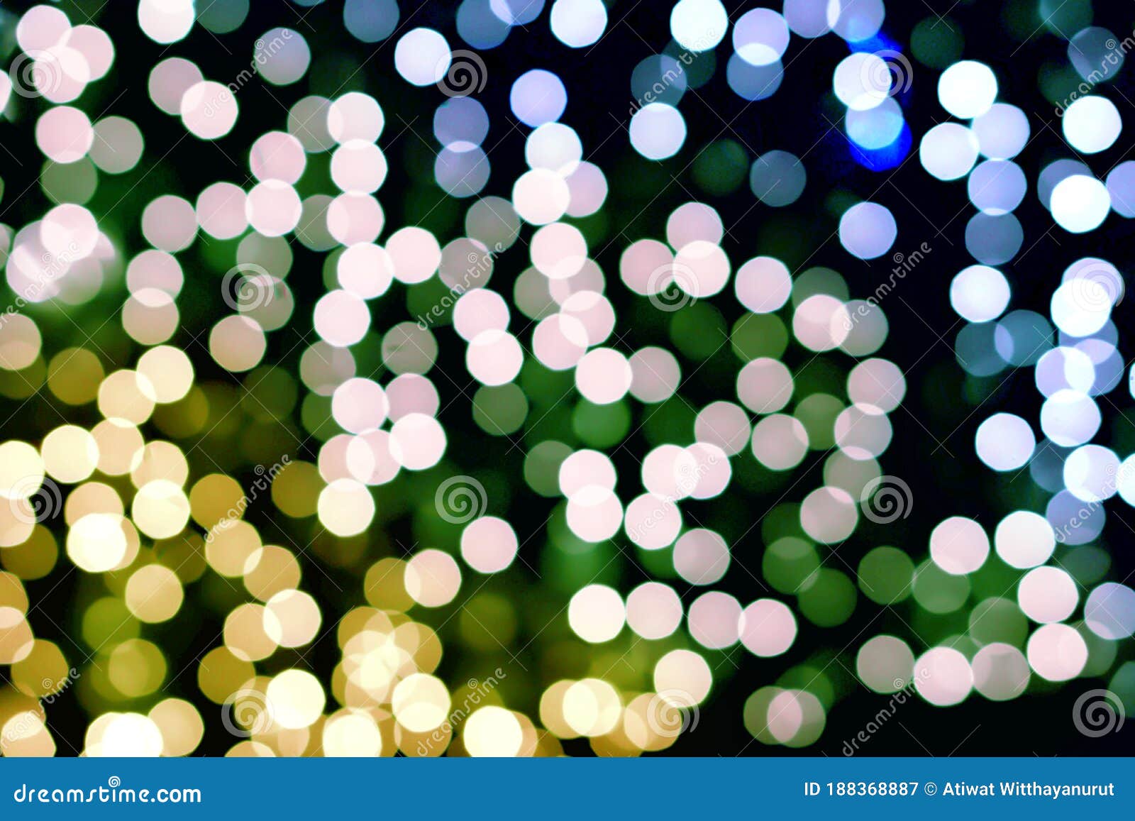 Blurred and Bokeh of Cool Colors Tone Led Lighting in Full Screen Stock ...