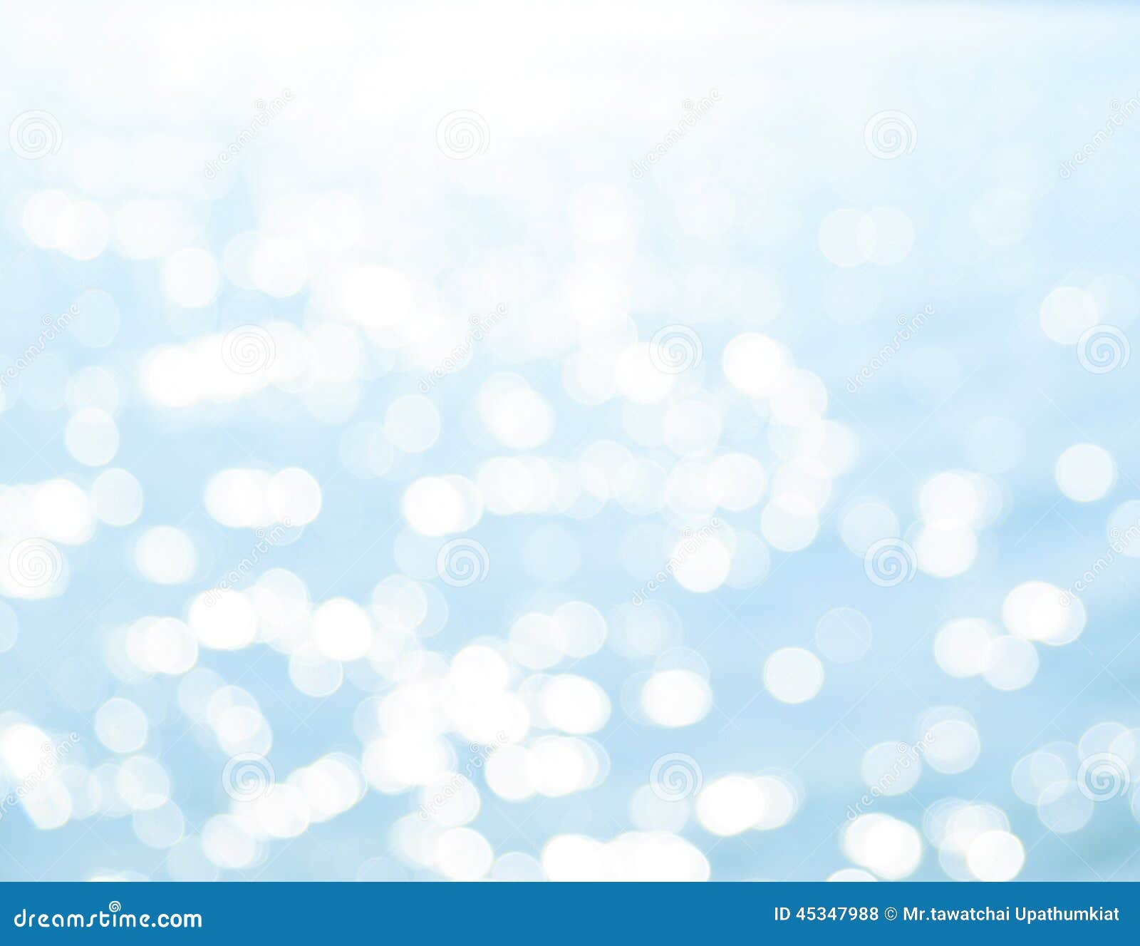Blurred Bokeh of Reflection in Blue Sea Stock Photo - Image of bokeh ...