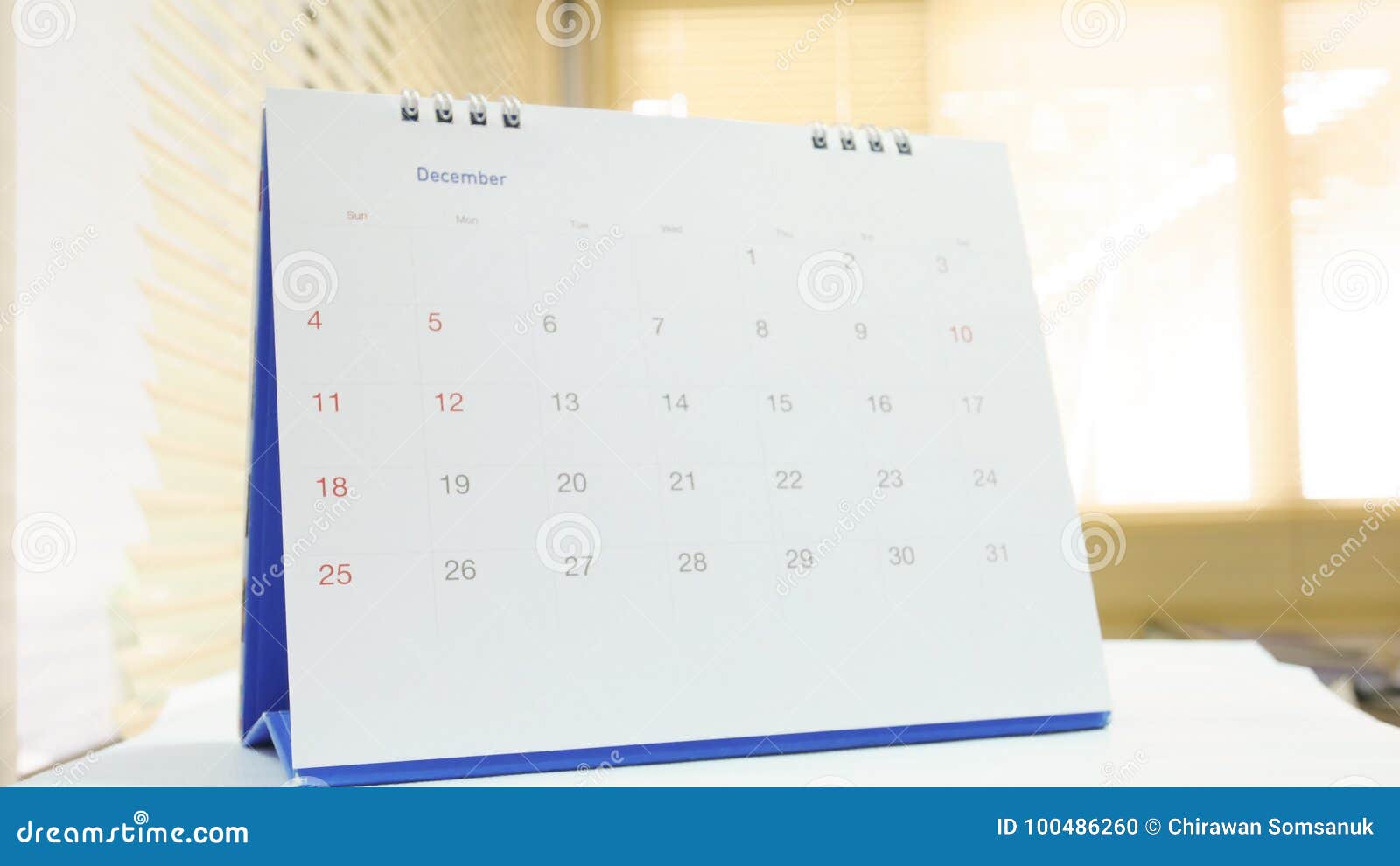Blurred calendar. stock photo. Image of deadline, personal - 100486260