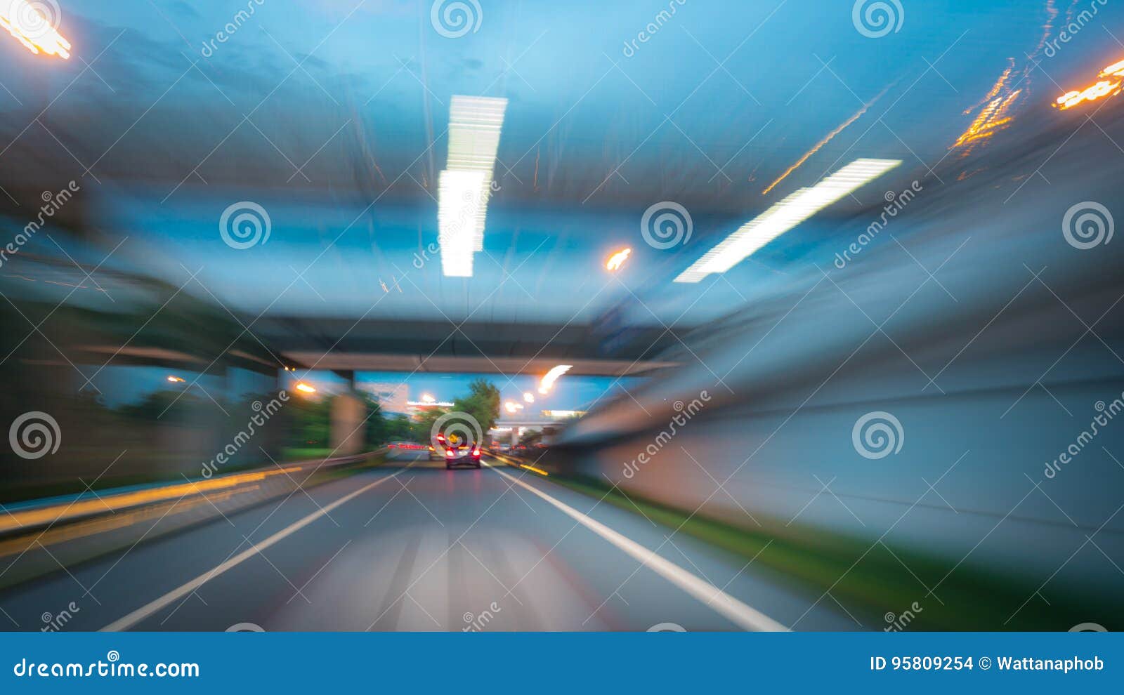 Blurred of the Car on the Road Stock Photo - Image of blur, blue: 95809254
