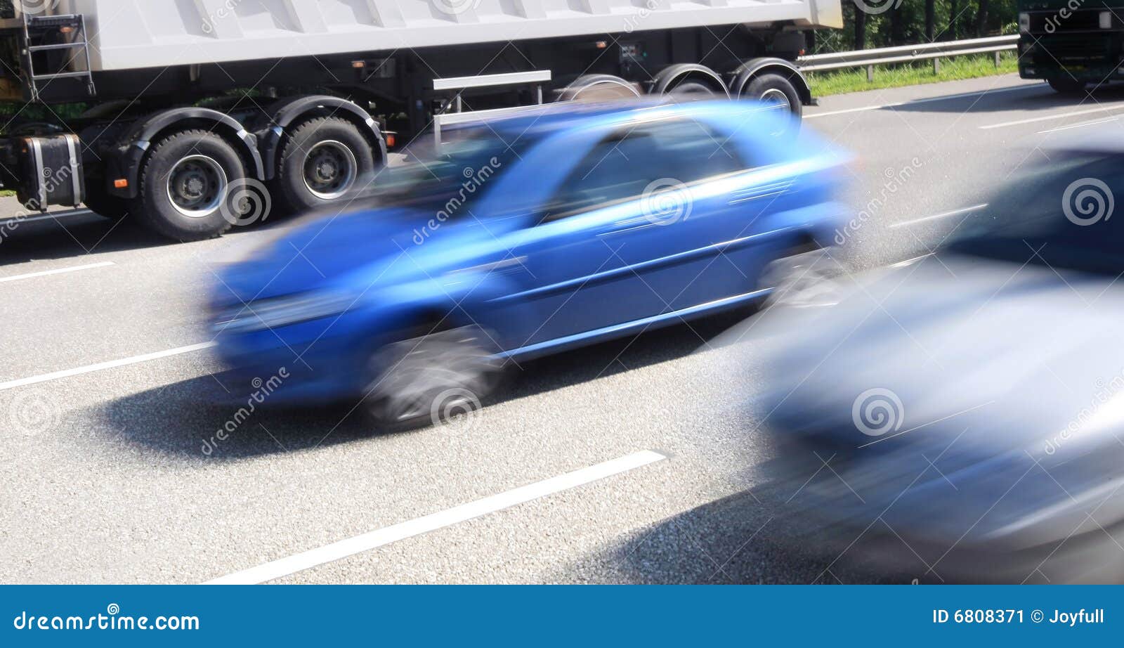 Blurred cars stock image. Image of asphalt, horizontal - 6808371