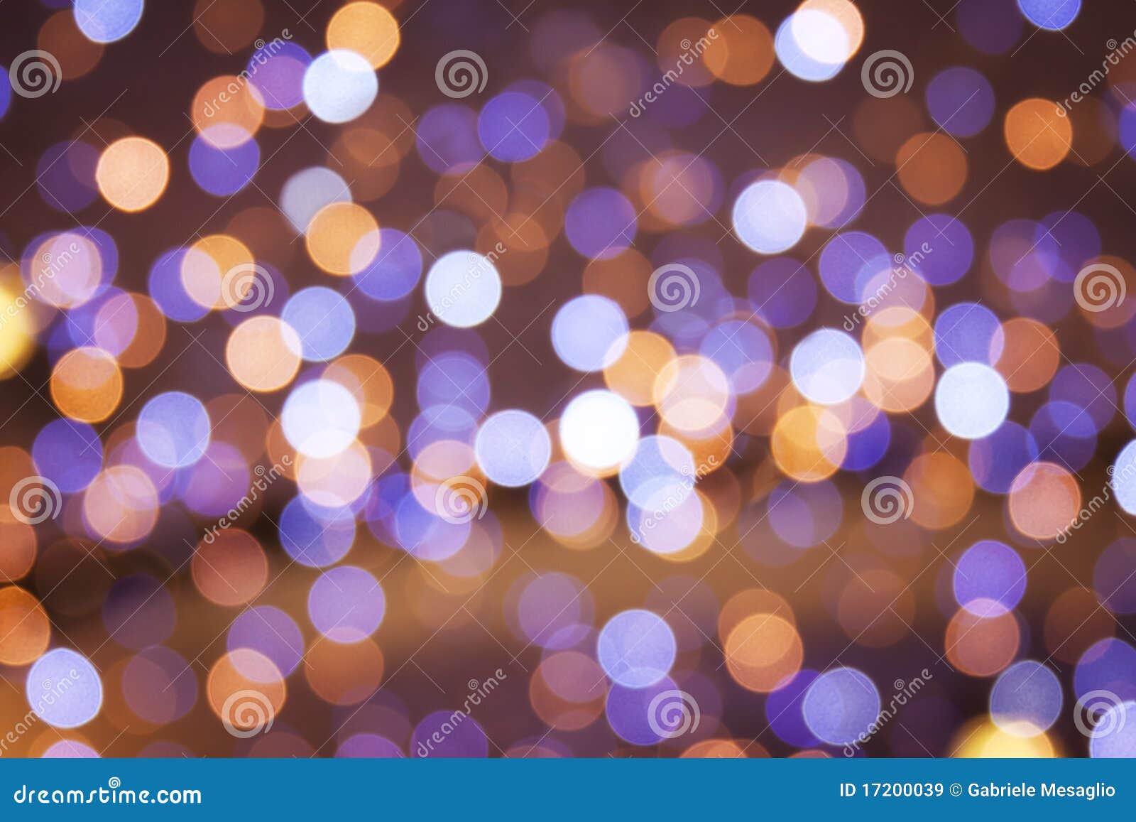 Blurred Christmas Lights stock image. Image of round - 17200039