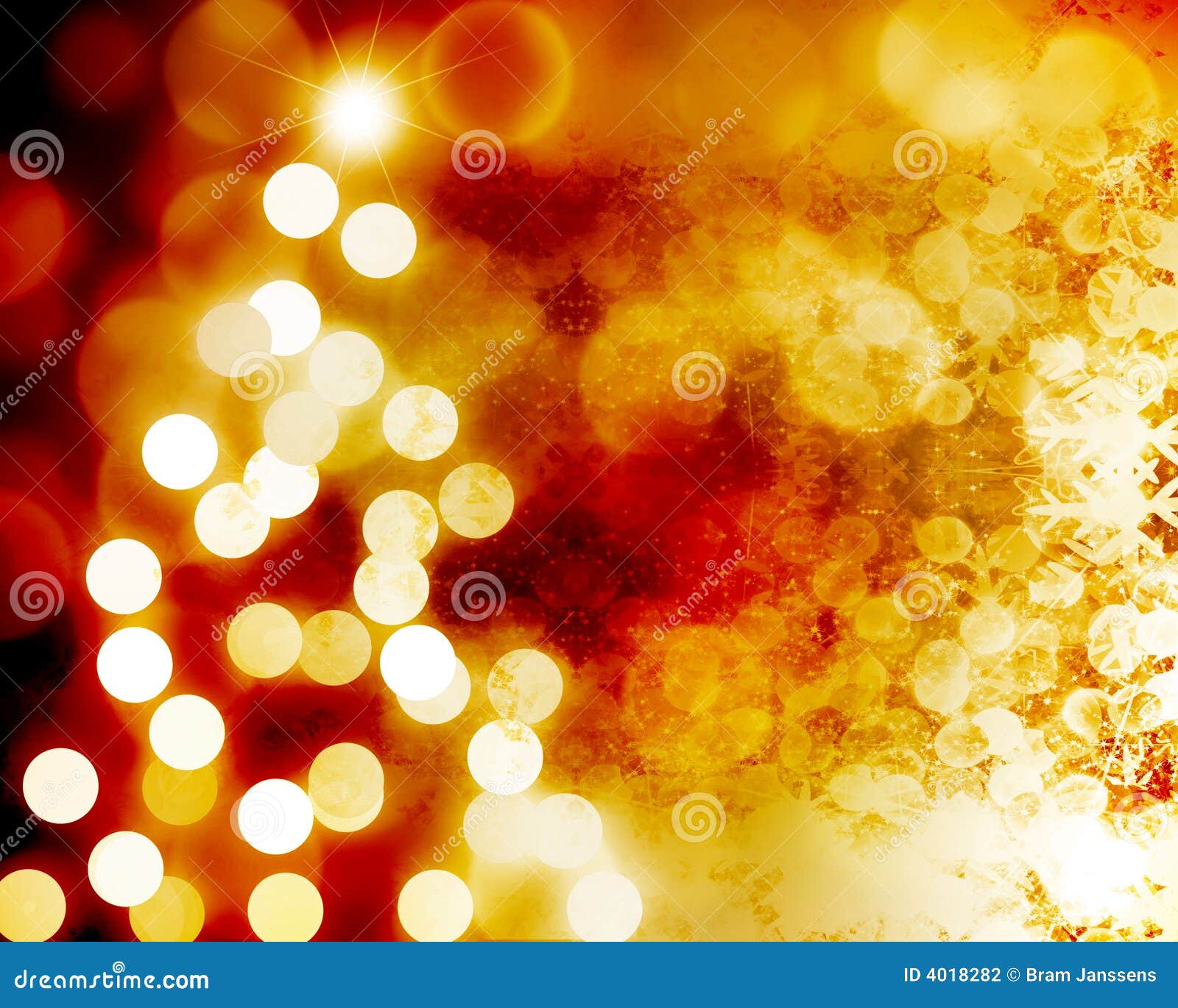 Blurred christmas lights stock illustration. Illustration of peaceful ...