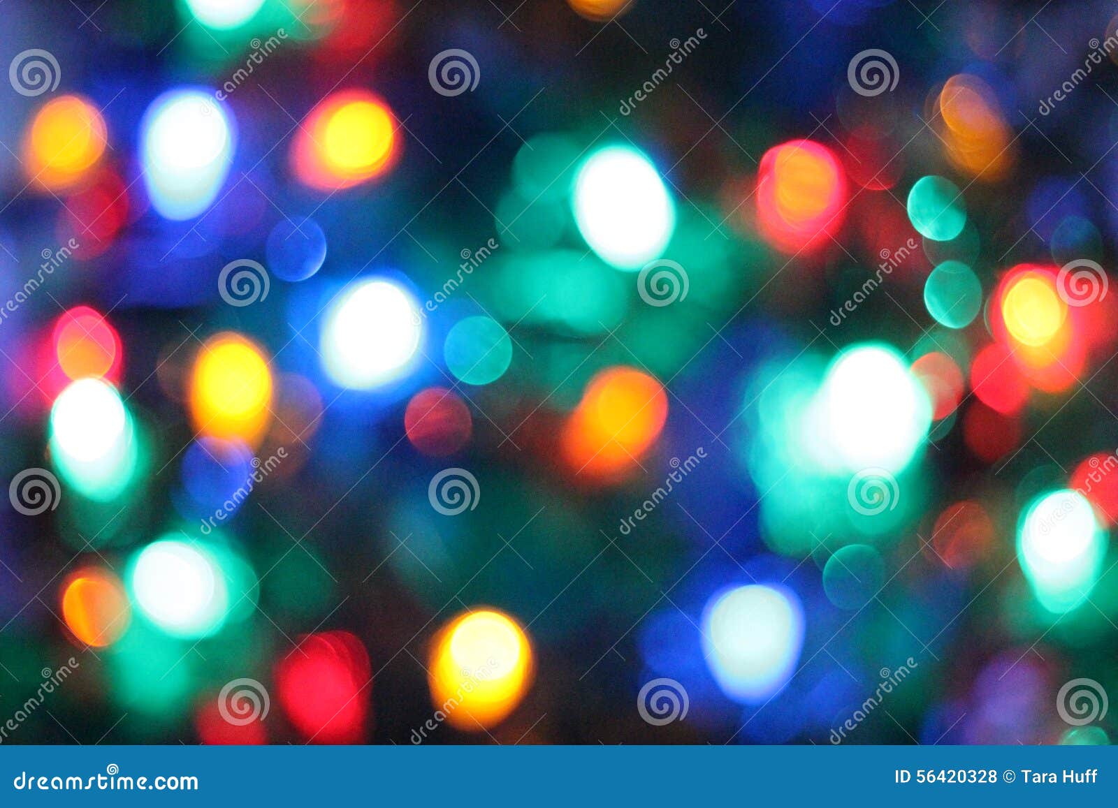 Blurred Christmas Lights stock photo. Image of defocused - 56420328